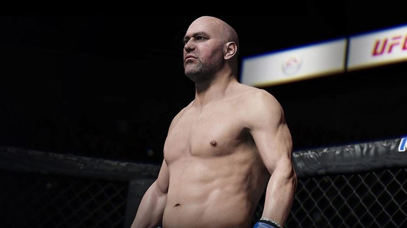 Watak Dana White Kini Boleh Dimainkan Di Dalam EA Sports UFC 3