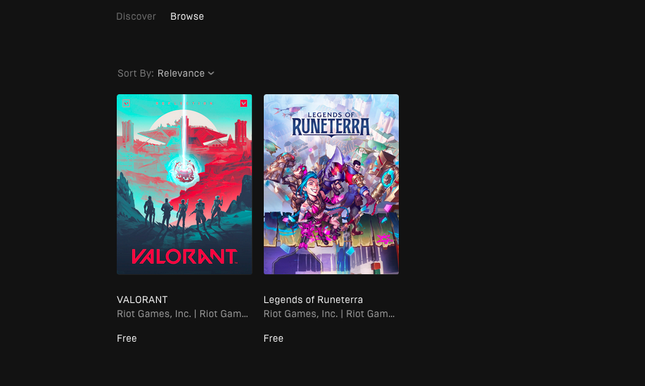 Permainan Riot Games Kini Ditawarkan Melalui Epic Games Store