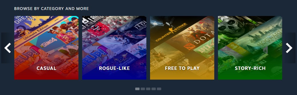 Steam Kini Lebih Memudahkan Anda Mencari Permainan Mengikut Kategori ...