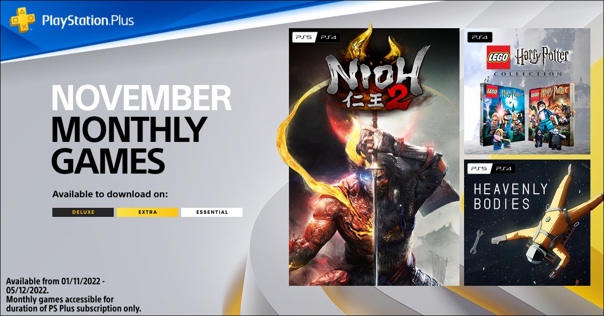 Permainan Percuma PlayStation Plus Bulan November Diumumkan – Nioh 2 ...