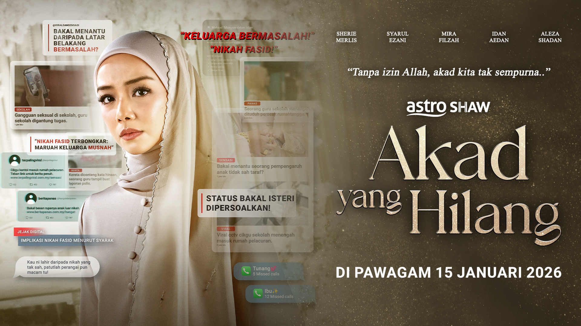 Akad Yang Hilang Kupas Isu Berat ‘Nikah Fasid’, Mira Filzah Kembali Ke ...